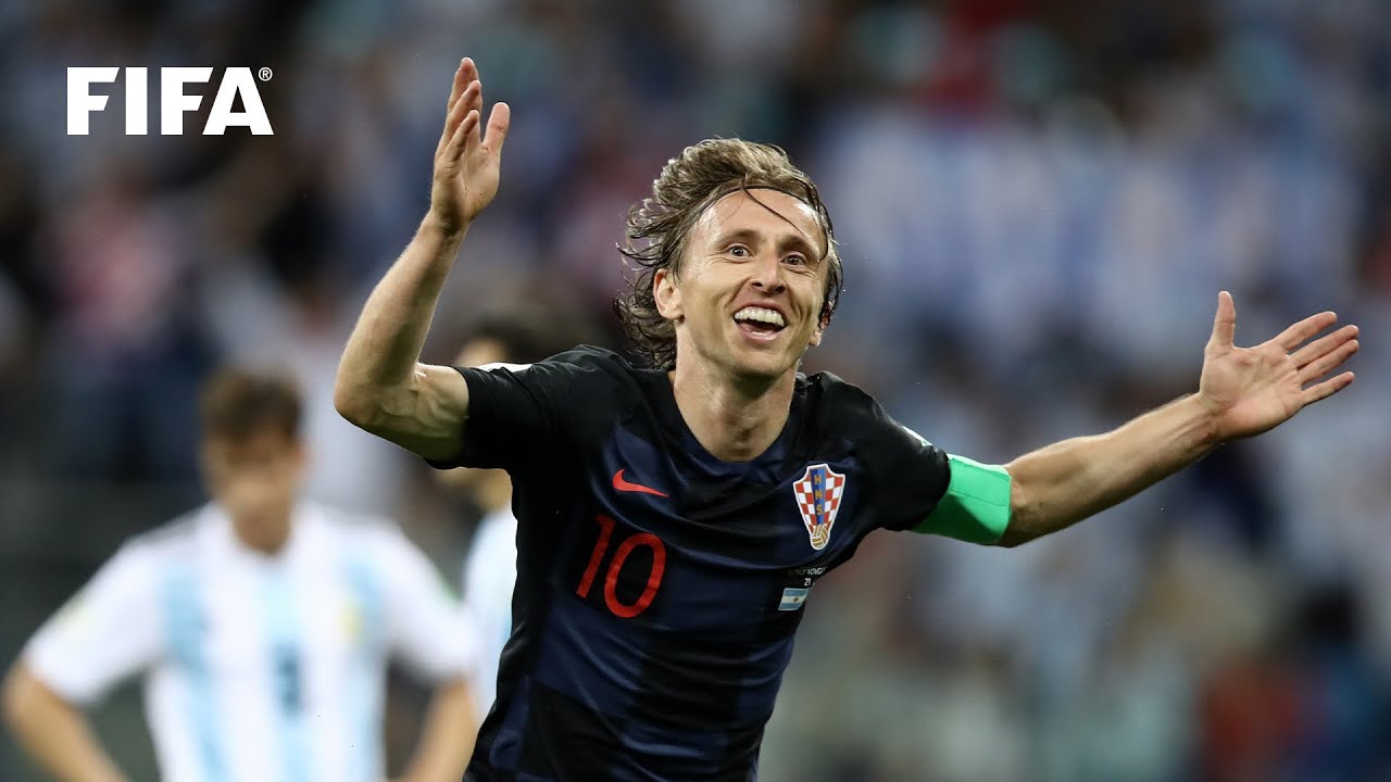 Luka Modric Goal v Argentina | 2018 FIFA World Cup - YouTube