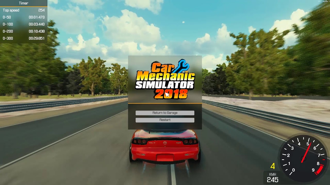 Car Mechanic Simulator 2018 Mazda RX 7 V8 OHV Hemi engine Test drive ...