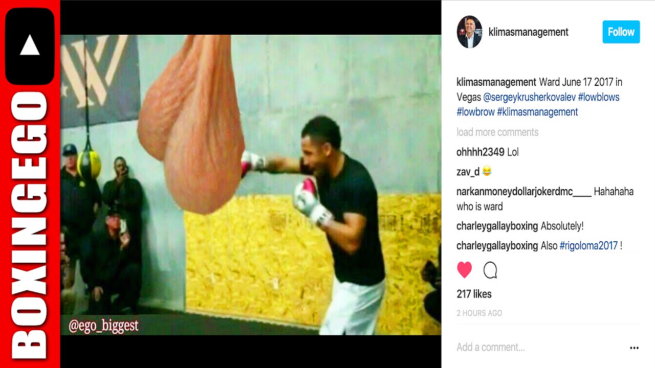 SERGEY KOVALEV MANAGER POSTS ANDRE WARD HITTING NUTSACK "LOW BLOW" MEME ...