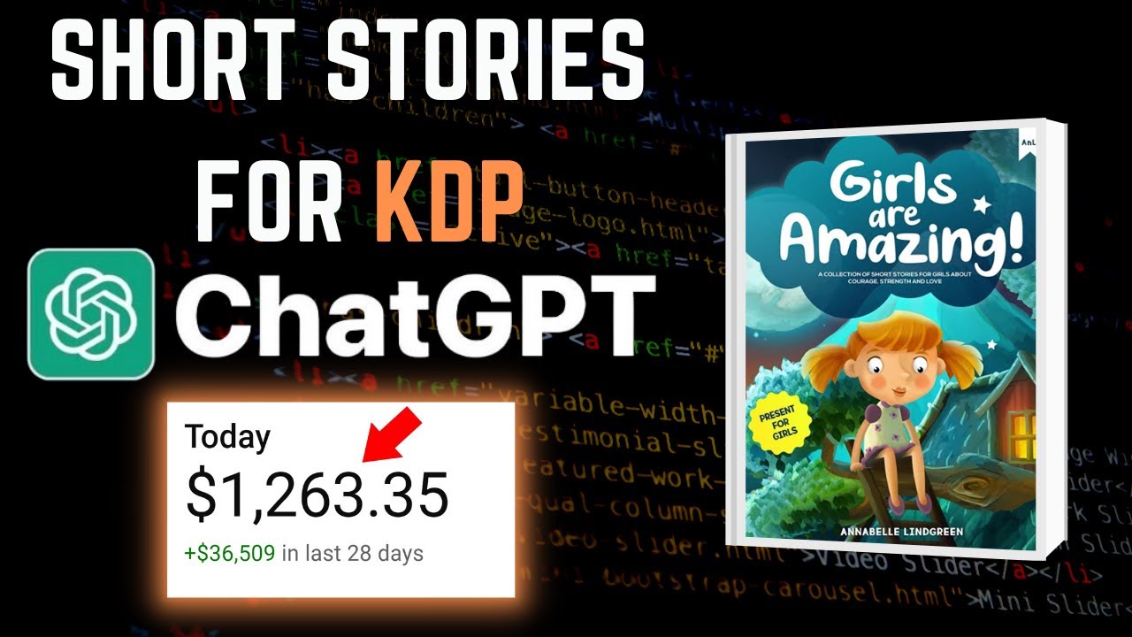 How To Create Amazon Kdp Books (Short Stories) With Chatgpt 2023 | #ChatGP_KDP - YouTube