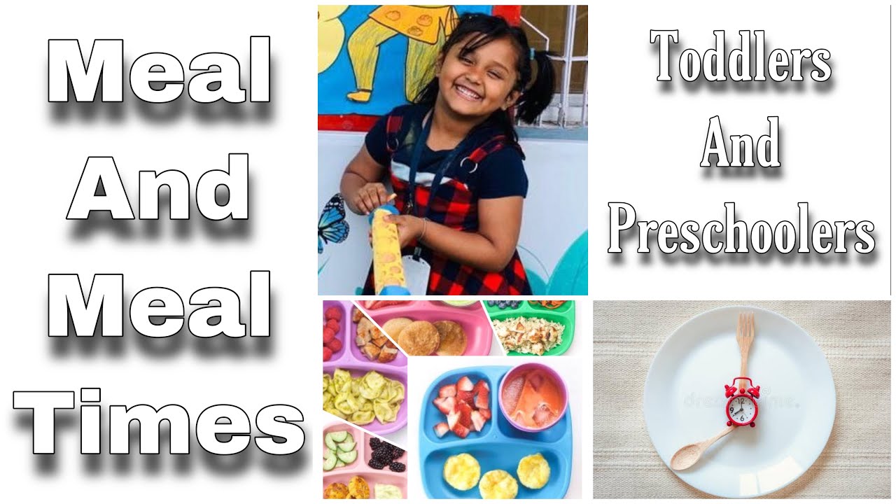 meal and meal times for toddlers and preschoolers - YouTube