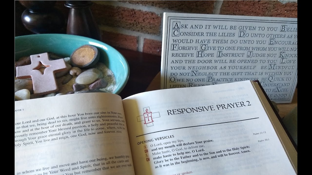 Evening Prayer - Responsive Prayer 2 - YouTube