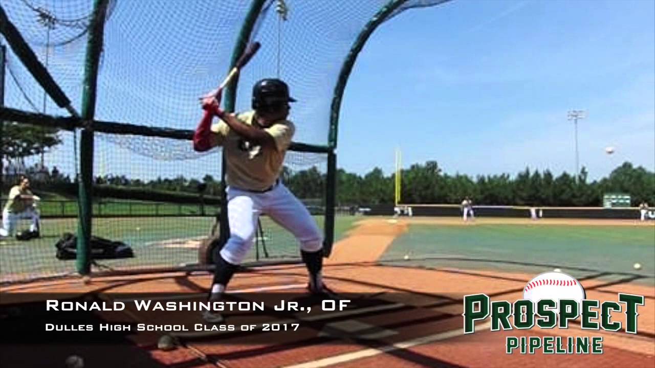 Ronald Washington Jr., OF, Dulles High School, Swing Mechanics at 200 ...