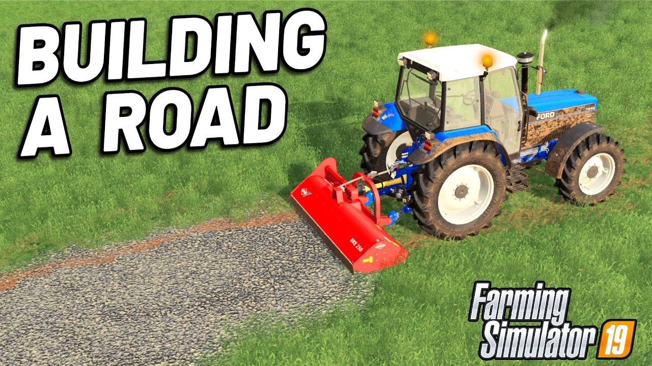 BUILDING A NEW FARM ROAD | Sandy Bay Farming Simulator 19 - Episode 20 ...