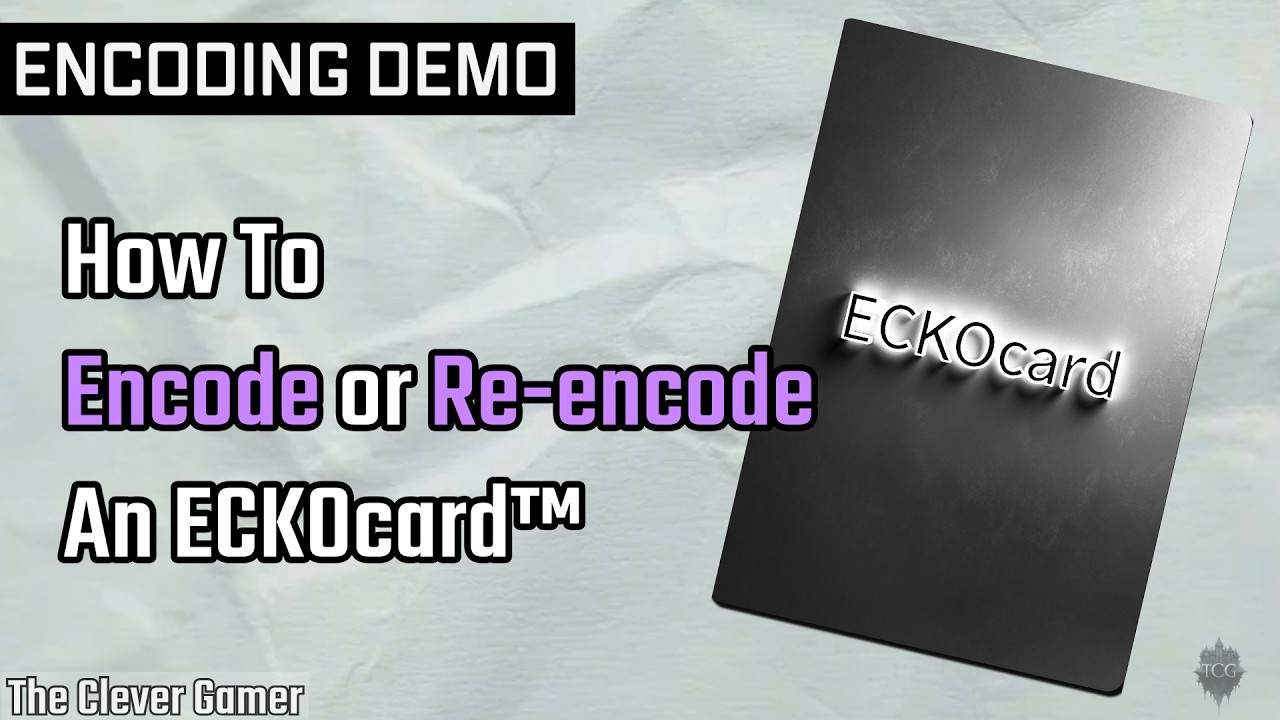 How To Use NFC Tools To Encode An MTG Decklist On An ECKOcard™ - YouTube