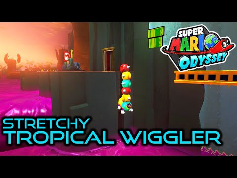 Stretchy Tropical Wiggler Glitch | Super Mario Odyssey - YouTube
