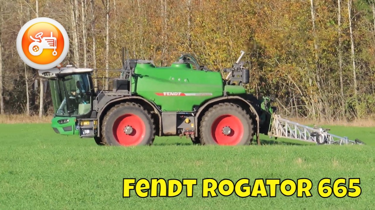 Spraying 2024 | Fendt Rogator 665 self propelled sprayer - YouTube