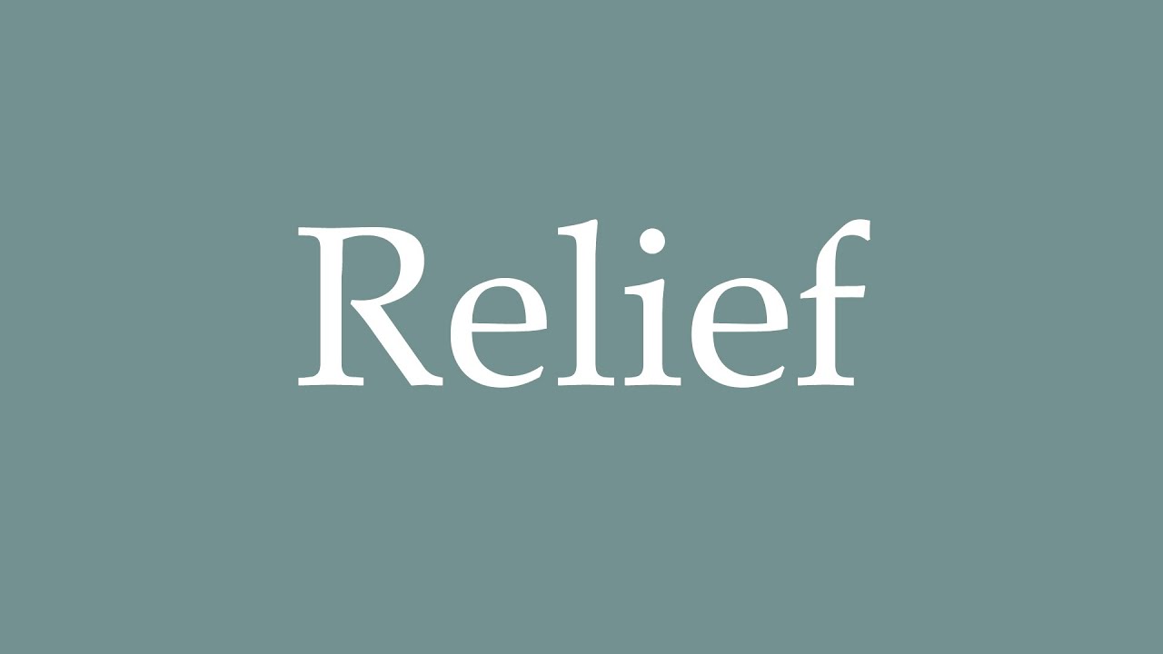 How to Pronounce ''Relief'' Correctly in French - YouTube