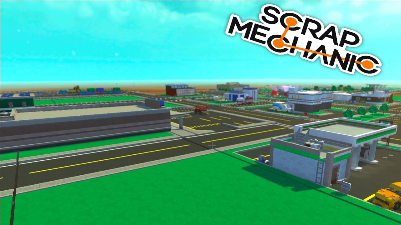 SCRAP MECHANIC NUEVO MAPA DE UNA CIUDAD CON MAS DE 10 EDIFICIOS Y ...