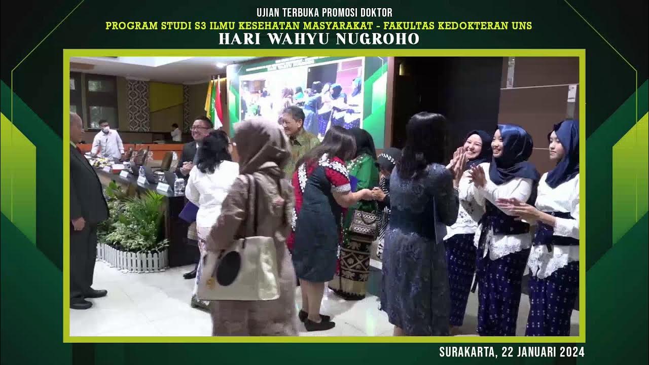 Ujian Terbuka Disertasi a.n HARI WAHYU NUGROHO - YouTube