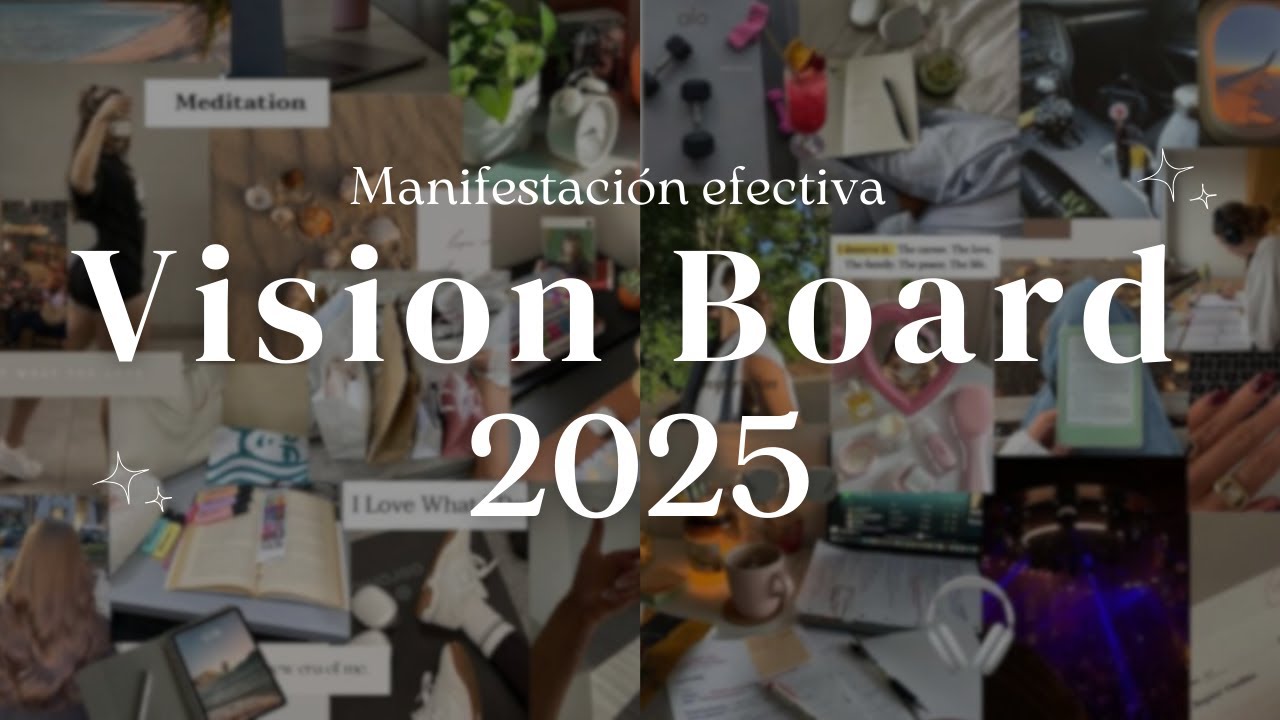 Hace un VISION BOARD QUE SI FUNCIONE | 2025 👸🏻🎀 - YouTube