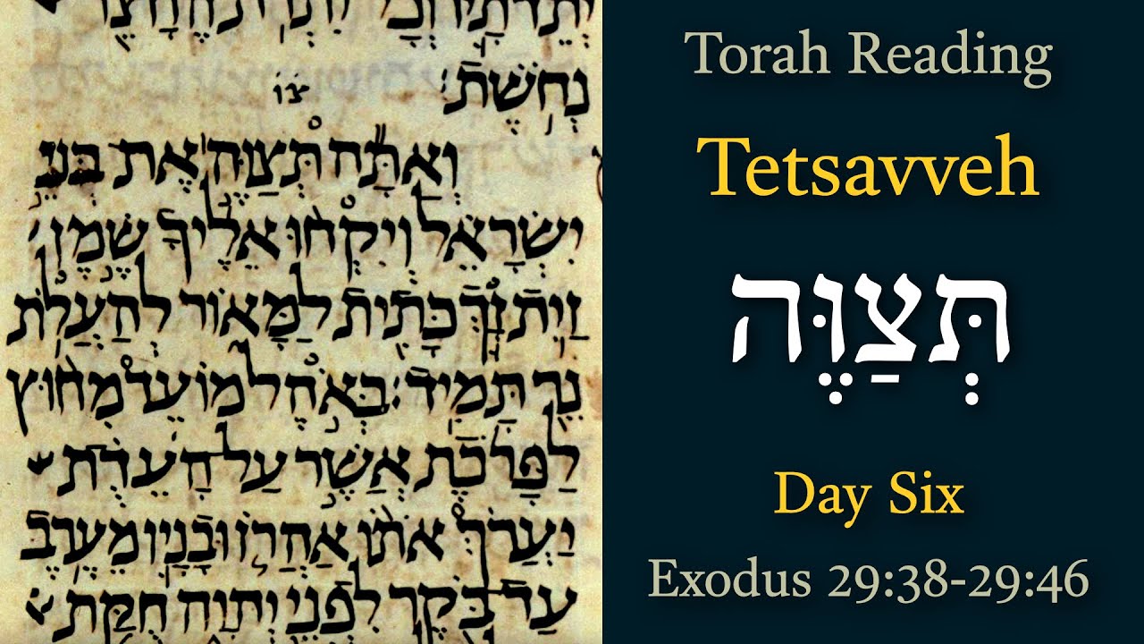 Tetzaveh - Day 6 | Torah Portion | 07-Mar-2025 | Exodus 29:38-29:46 ...