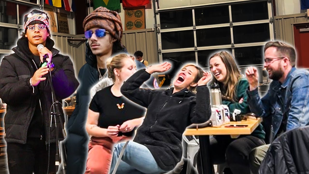 BabyTron Lyrics at Open Poetry Night! - YouTube