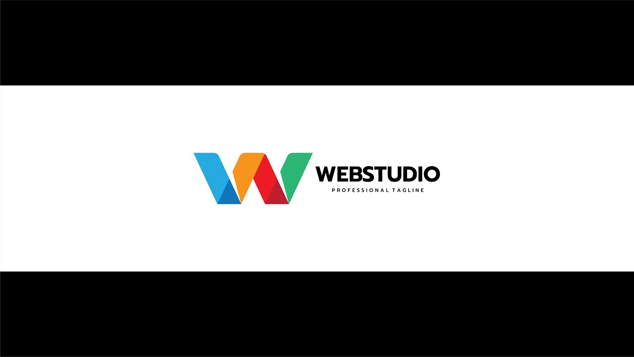 Adobe Illustrator - Tutorial Mendesain Logo : WEBSTUDIO - YouTube
