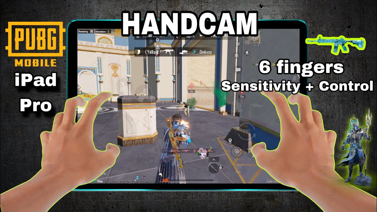 PUBG Mobile iPad Pro: 6-Finger Claw Mastery - Handcam & Settings ...