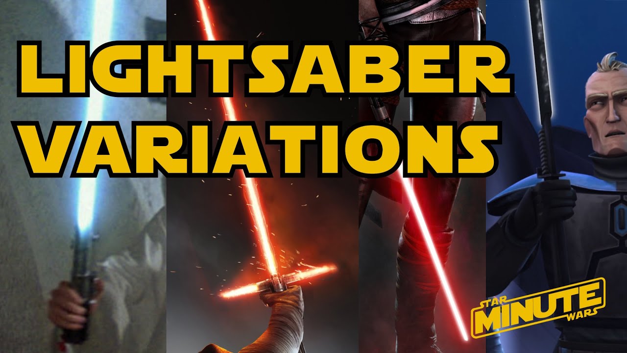 All Lightsaber Designs and Variations - Star Wars Explained - YouTube