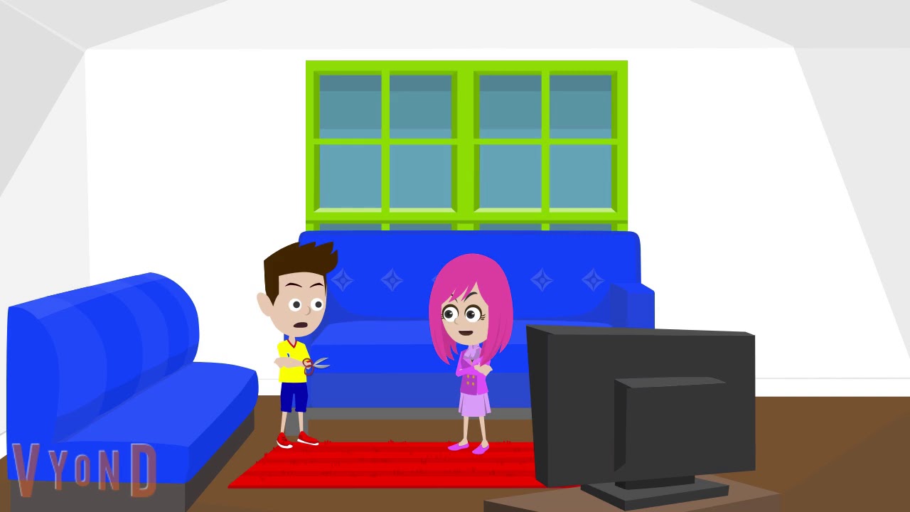 Caillou Tries To Force Emily To Rip The Couch/Grounded - YouTube