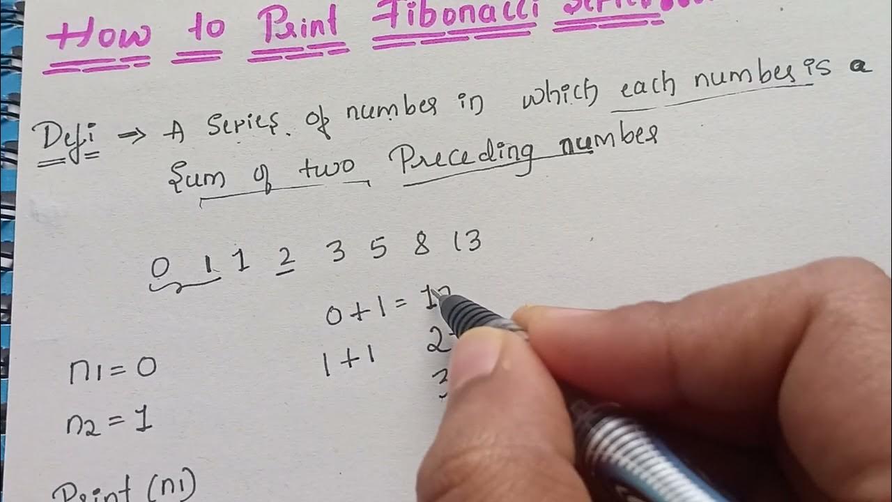 python program How to Fibonacci series number.detail analysis Kannada. - YouTube