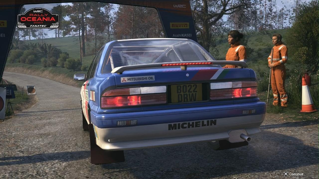 EA Sports WRC - Mitsubishi Galant VR4 at Noakes Hill Fanatec Rally ...