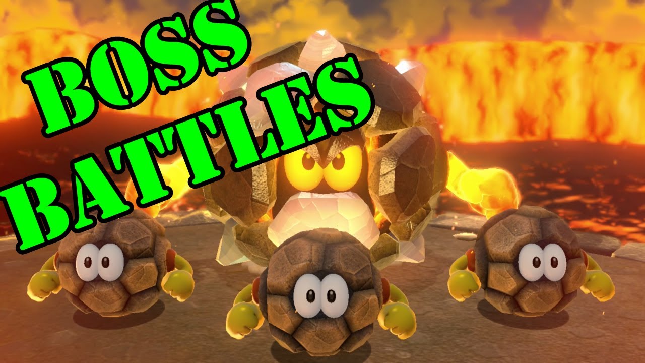 King Brolder Boss Battle - Super Mario 3D World - Online 2 Player Co-op ...