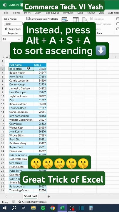 Stop that ‼️try trick in excel‼️ #excel #newexcel #exceltips #excelformula #exceltricks #yash ...