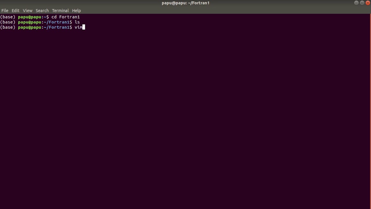 Helloworld using Fortran - YouTube