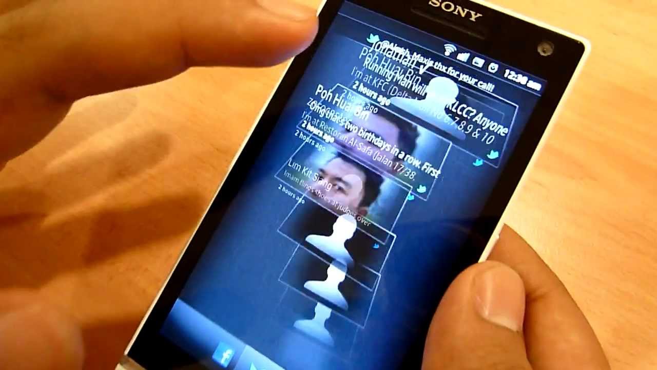Sony Xperia S - UI Overview - YouTube