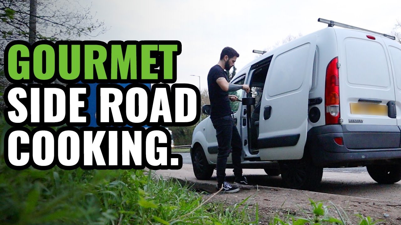 Cooking in a TINY Van | VAN LIFE VLOG - YouTube