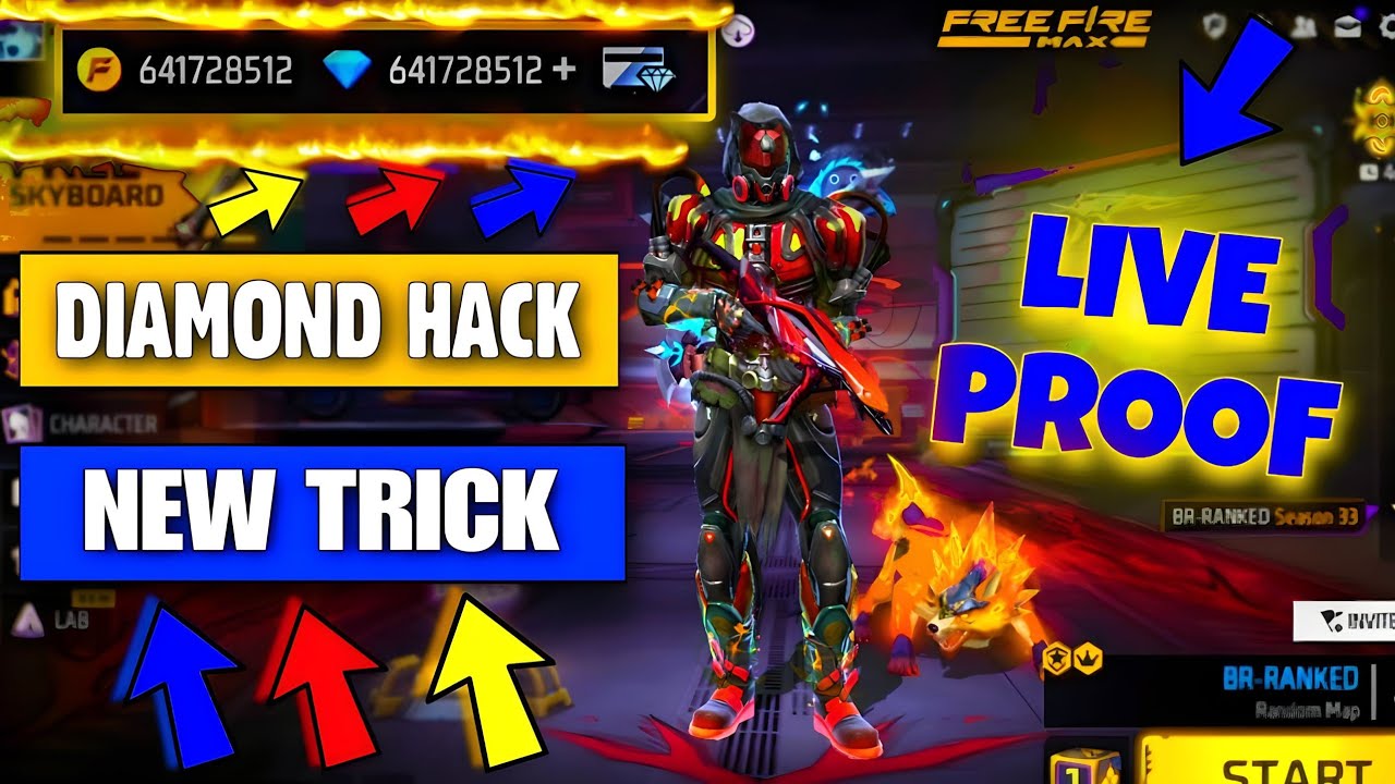 FREE FIRE DIAMOND HACK || FREE FIRE NEW MOD MENU OB39 || UNLIMITED ...