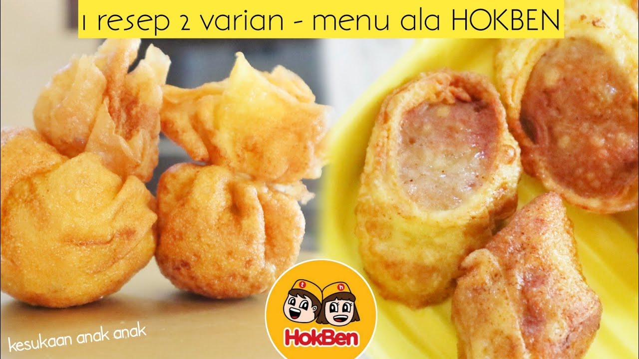 CHICKEN EGGROLL & EKADO | menu hokben ala rumahan | mudah banget ...