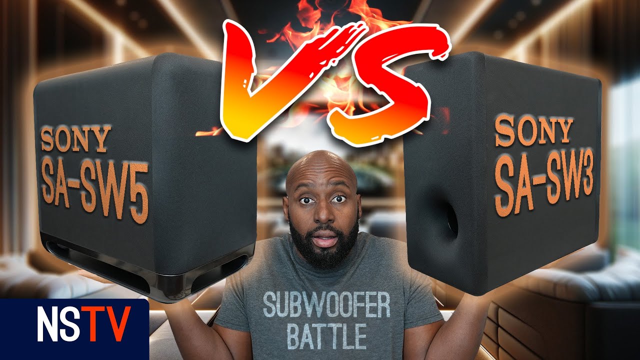 Too Much Bass?: Sony SA-SW3 vs SA-SW5 Subwoofer - YouTube