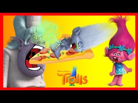 Bergen Chef Makes a Guy Diamond Trolls Movie Pizza with Paw Patrol Part ...