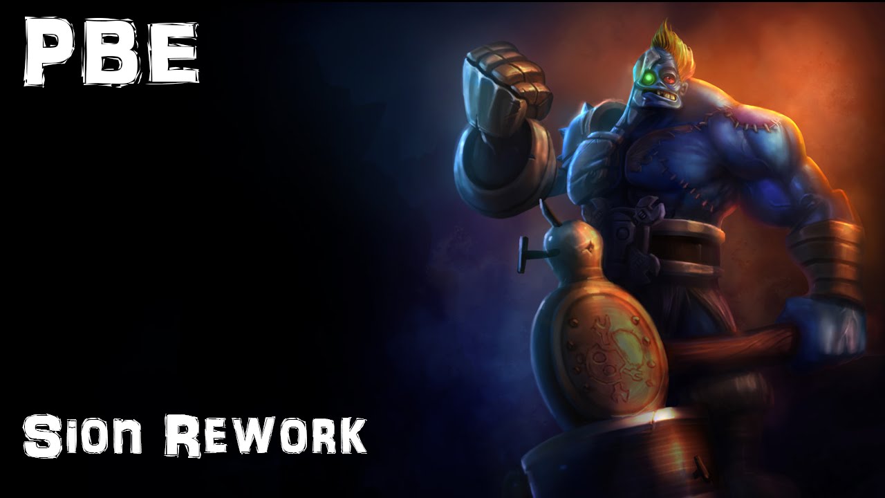 Sion rework (Gameplay) Español- PBE -League of Legends - YouTube