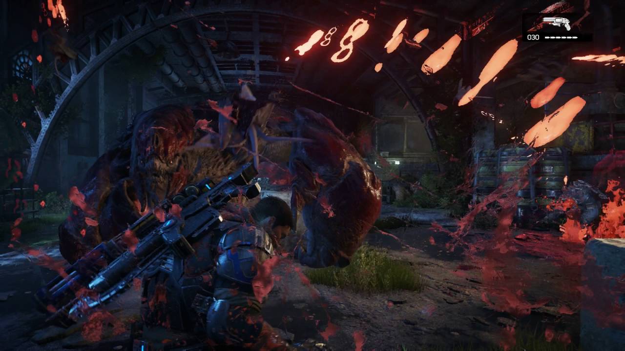 Gears of War 4 - Act lV 4-3 Knock Knock: Swarm Carrier Introduction ...