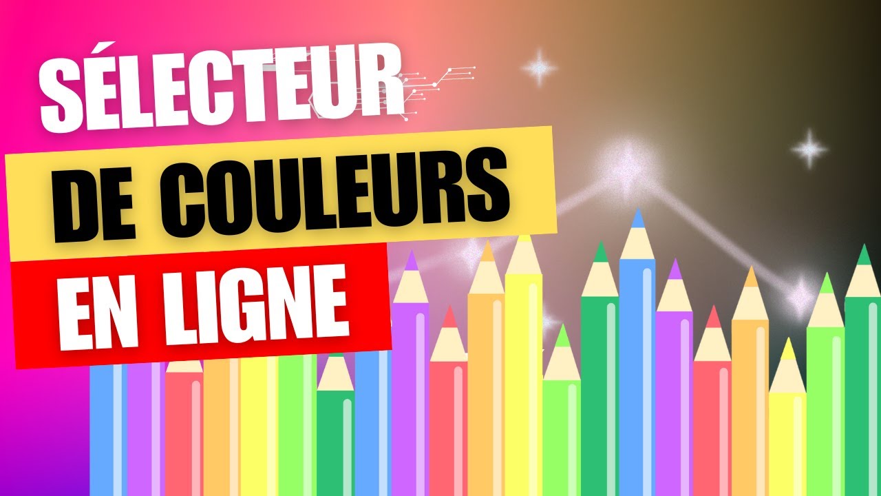 Outil pour sélectionner des couleurs en ligne - YouTube