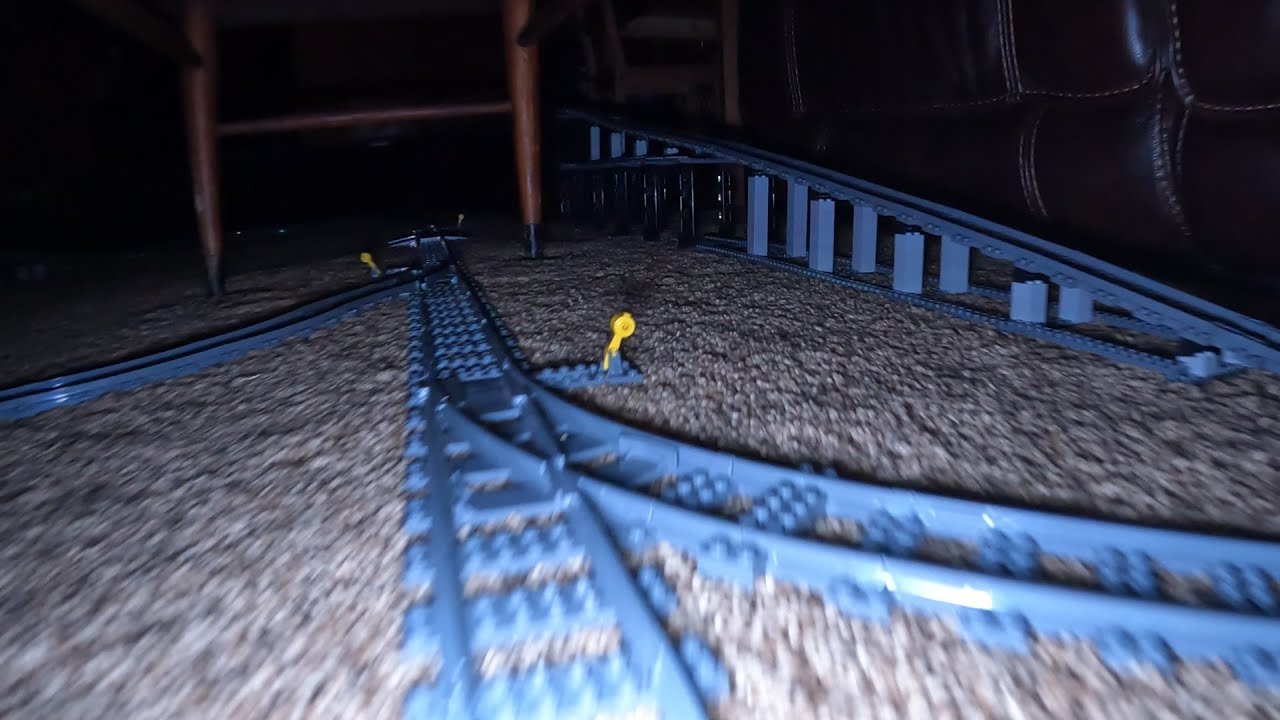 Lego Train Ride Nighttime Bridge Experiments - Part 1 - YouTube