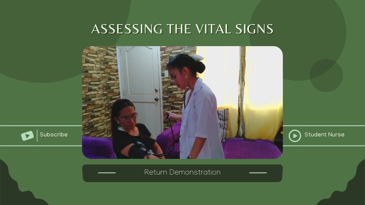 Vital Signs Monitoring │ Return Demonstration - YouTube