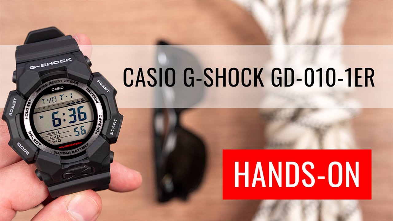 HANDS-ON: Casio G-Shock Original GD-010-1ER - YouTube