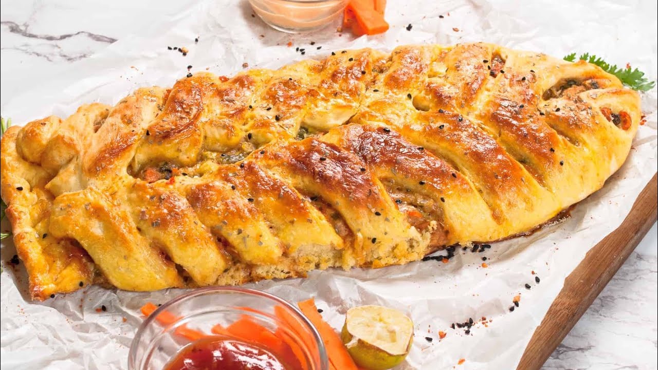 Chicken Bread Recipe | Bakery Taste in Home | Chicken Cheese Bread ...