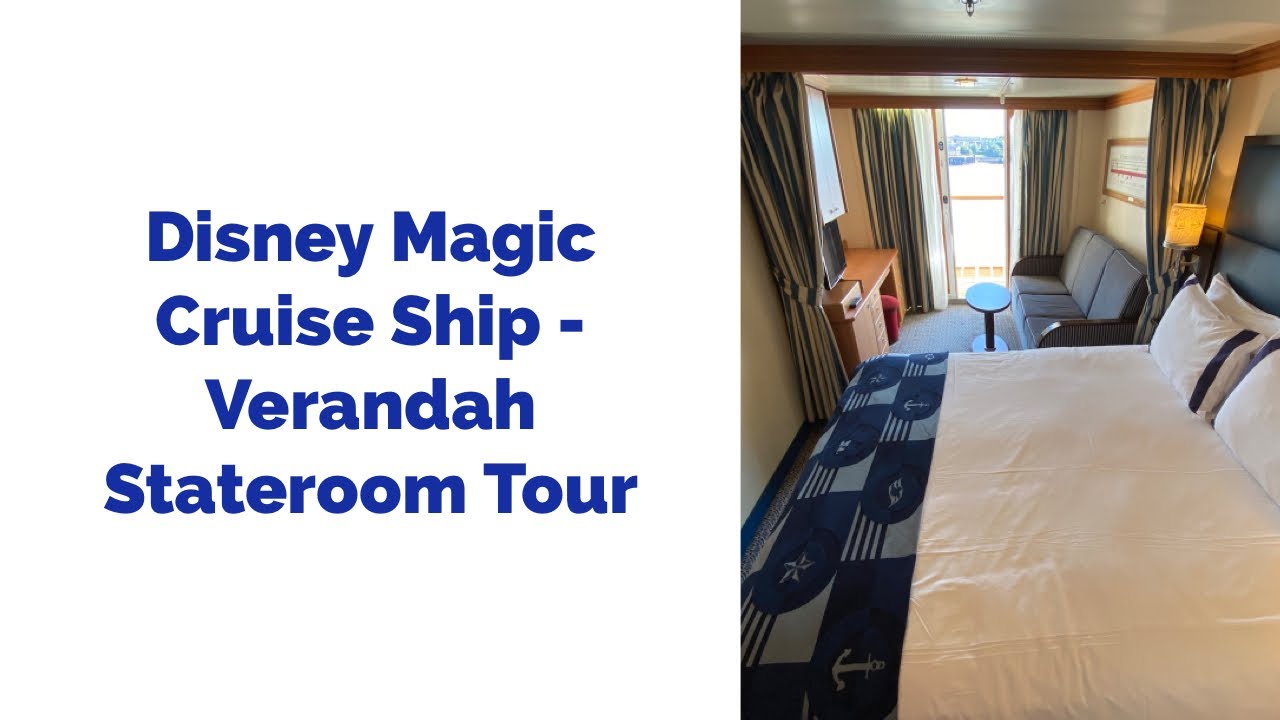 Disney Magic Cruise Ship Verandah Stateroom Tour - YouTube