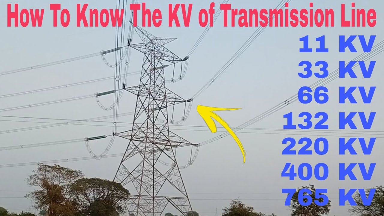 How To Know The KV Of Transmission Line - YouTube