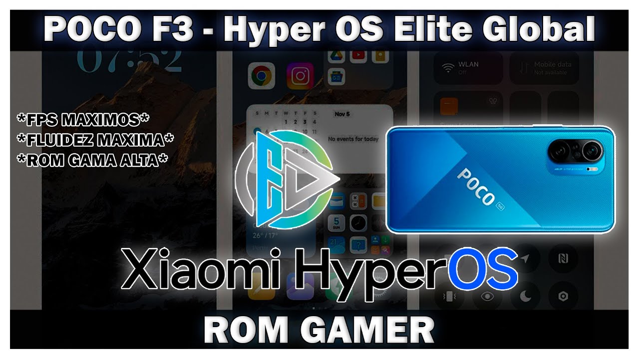 Poco F3 - Hyper OS Elite GLOBAL ! LA MEJOR HYPER OS PARA EL Poco F3 ...