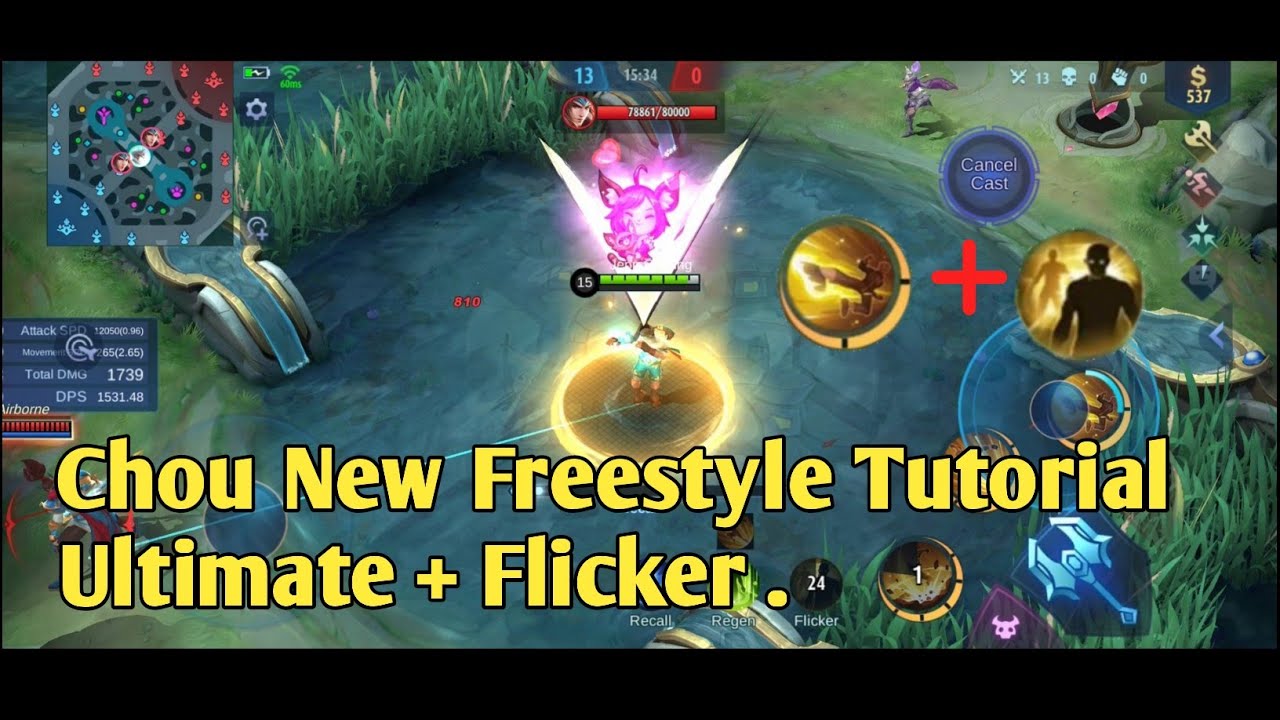 Chou Tutorial new freestyle ultimate + flicker .. - YouTube