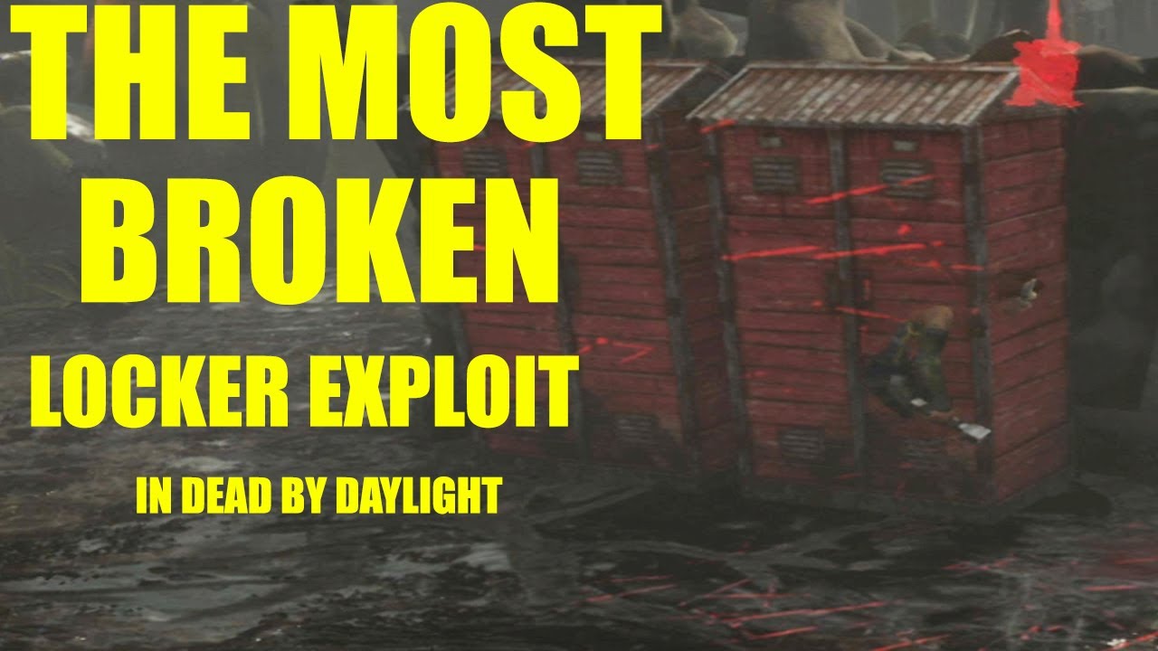 The Most Broken Locker Glitch In Dead By Daylight - YouTube