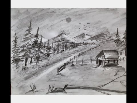 DRAW A PICTURE OF THE LANDSCAPE