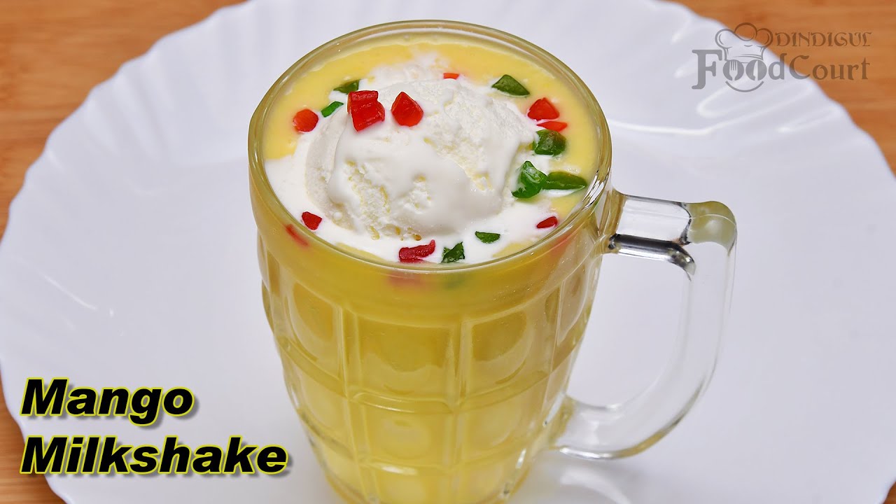 Mango Milkshake Recipe/ Easy Summer Drinks/ Mango Shake - YouTube