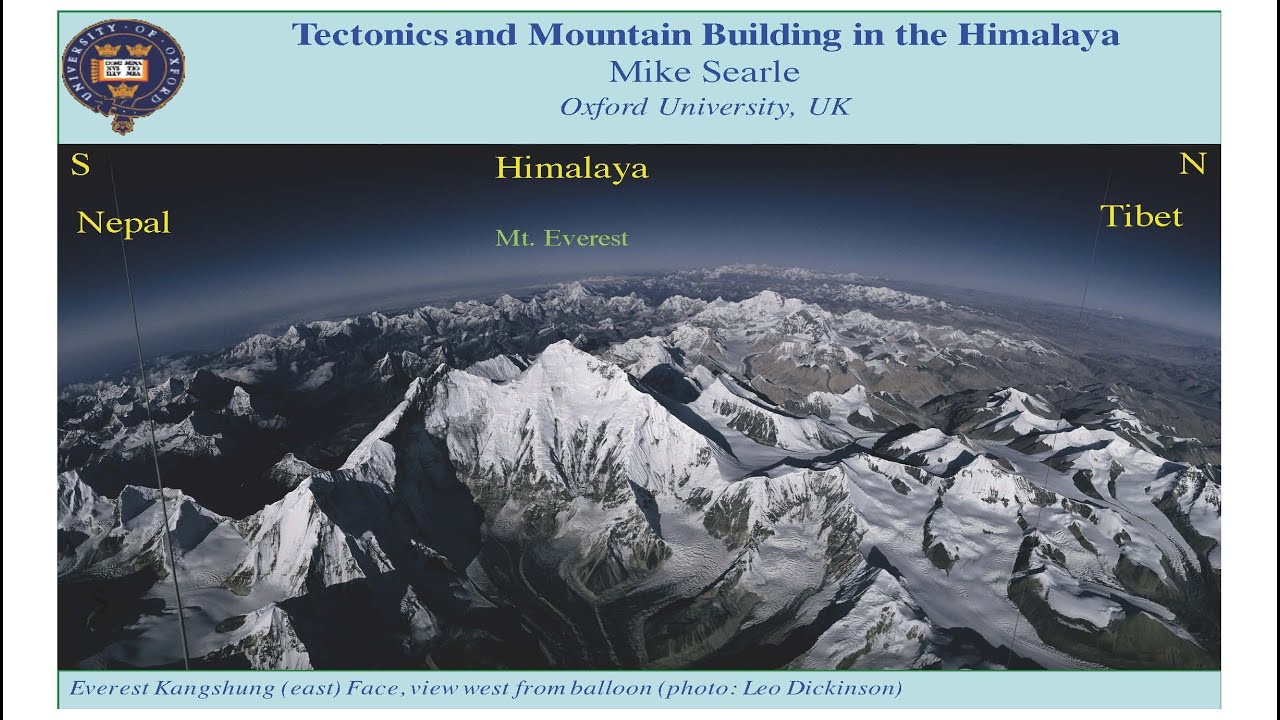 Tectonics and Mountain Building in the Himalaya by Mike Searle - YouTube