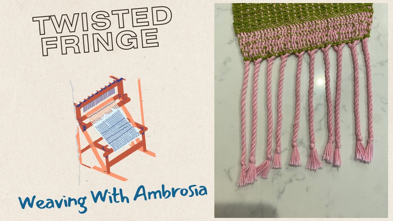 Stunning Weaving Fringe Twist Tutorial - YouTube