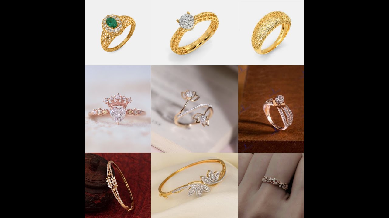decent gold rings|Most beautiful ring designs for women 2022 - YouTube