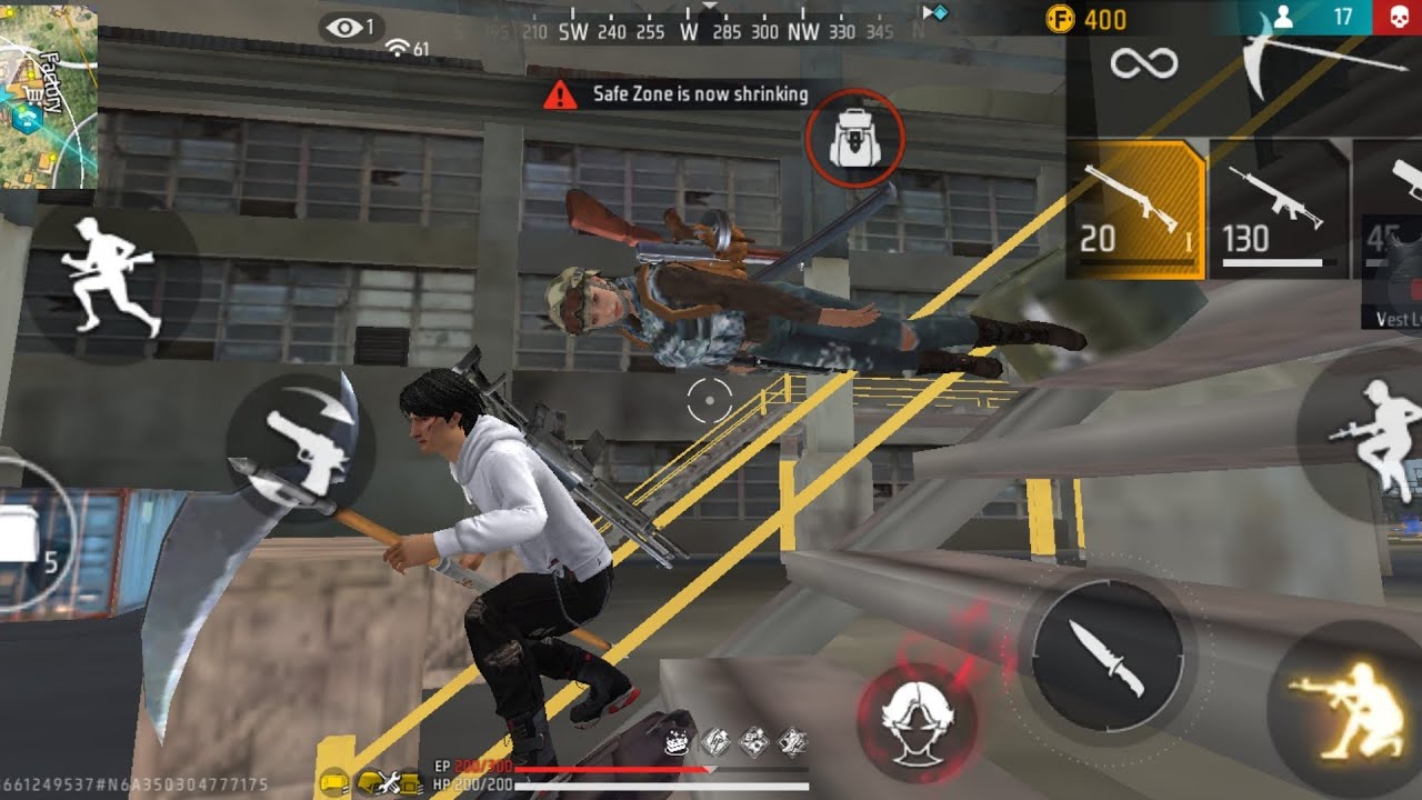 free fire challenge 4 Vs 4 - YouTube